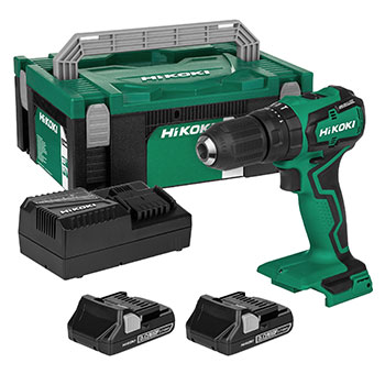 HIKOKI akumulatorska vibraciona bušilica/zavrtač 18V + 2x3Ah DV18DD - ASALATI.RS